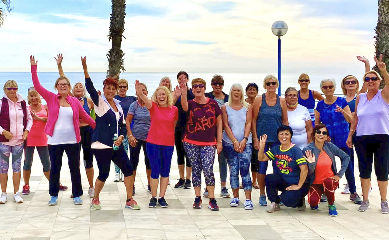 Zumba Playa Flamenca, fitness sessions on the beach